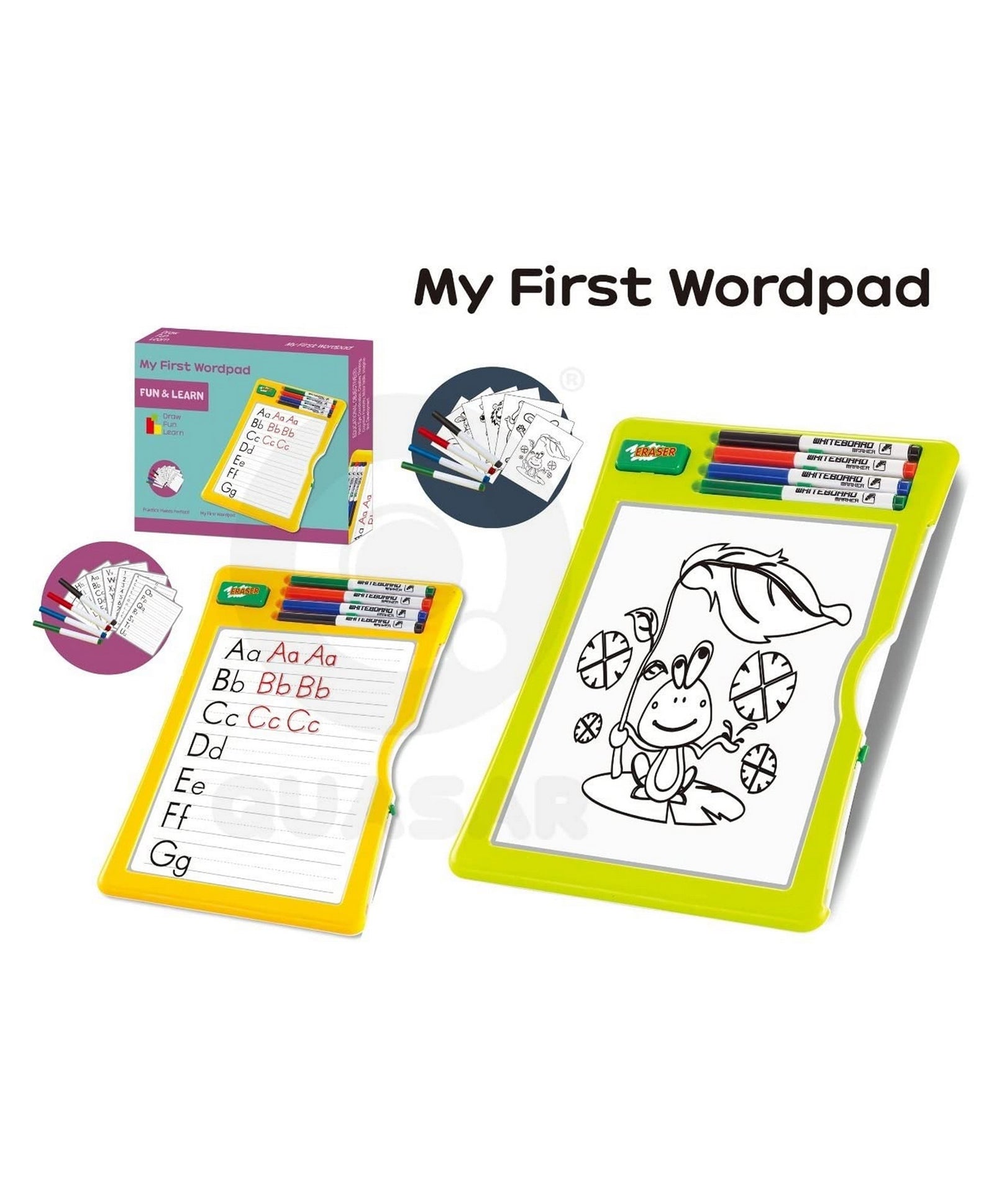 My First Word Pad 4 Colorful Drawing Board - Multicolour | WB-8102 ...