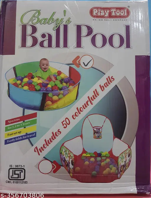 Ball pool set with 50 shining colorful balls | PT8001BP– KidsROAR