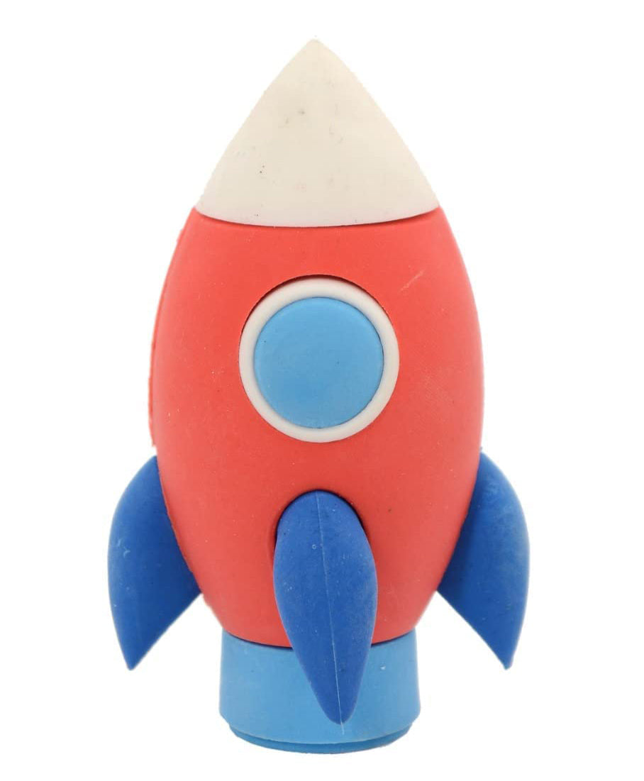 Jumbo Rocket Eraser | ASSORTED– KidsROAR