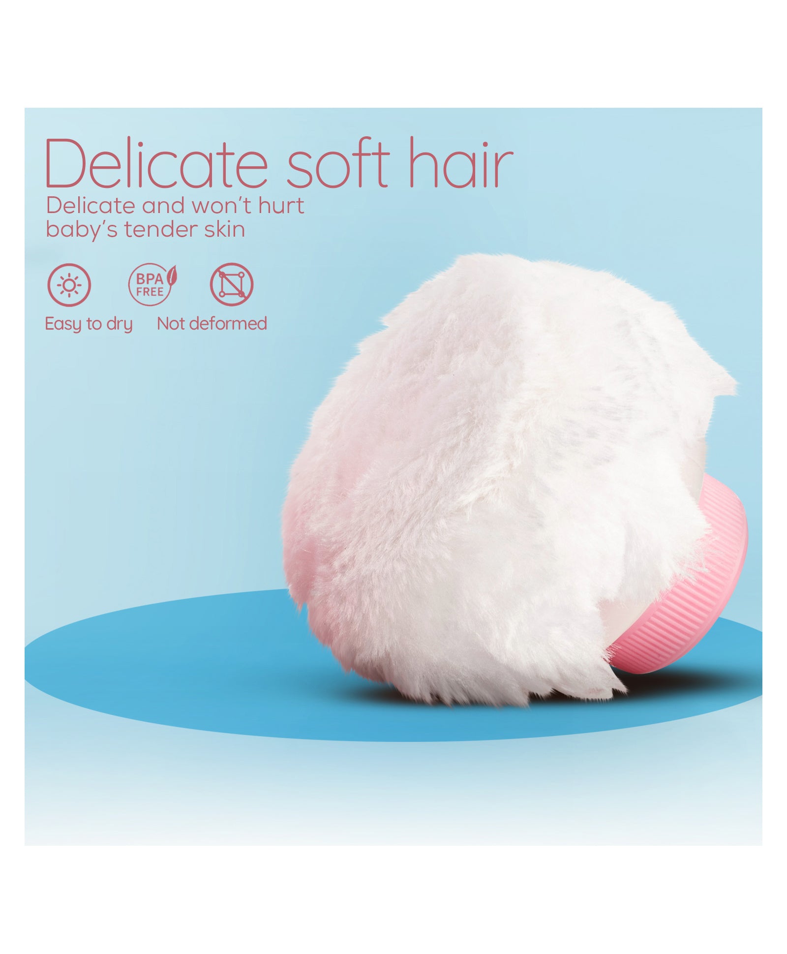 Cosmetic Cotton Powder Puff with Storage Container | BYIE420– KidsROAR