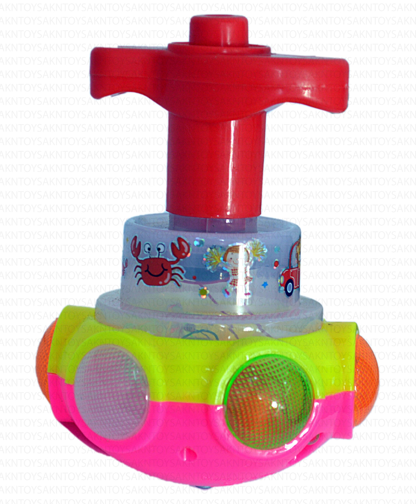 Led Lattoo Spinning Top with Led Toy | LMI-7612 ( Color May Vary)– KidsROAR