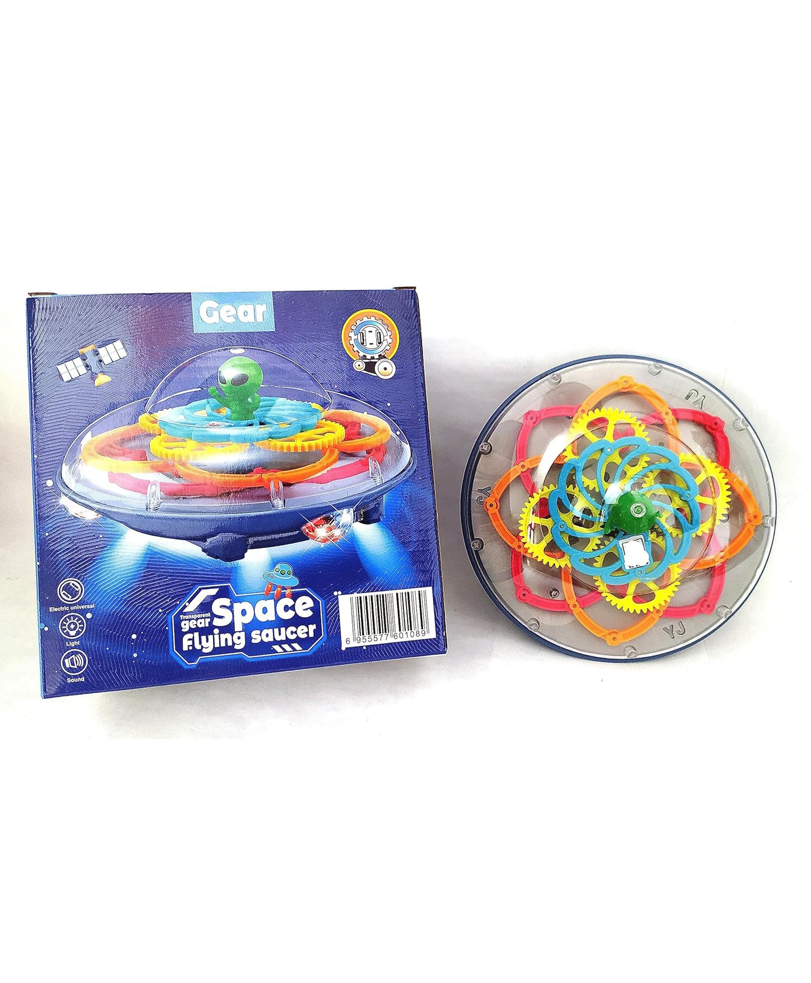 Transparent Gear Space Saucer Car Vehicle Toy | YJ388-69– KidsROAR