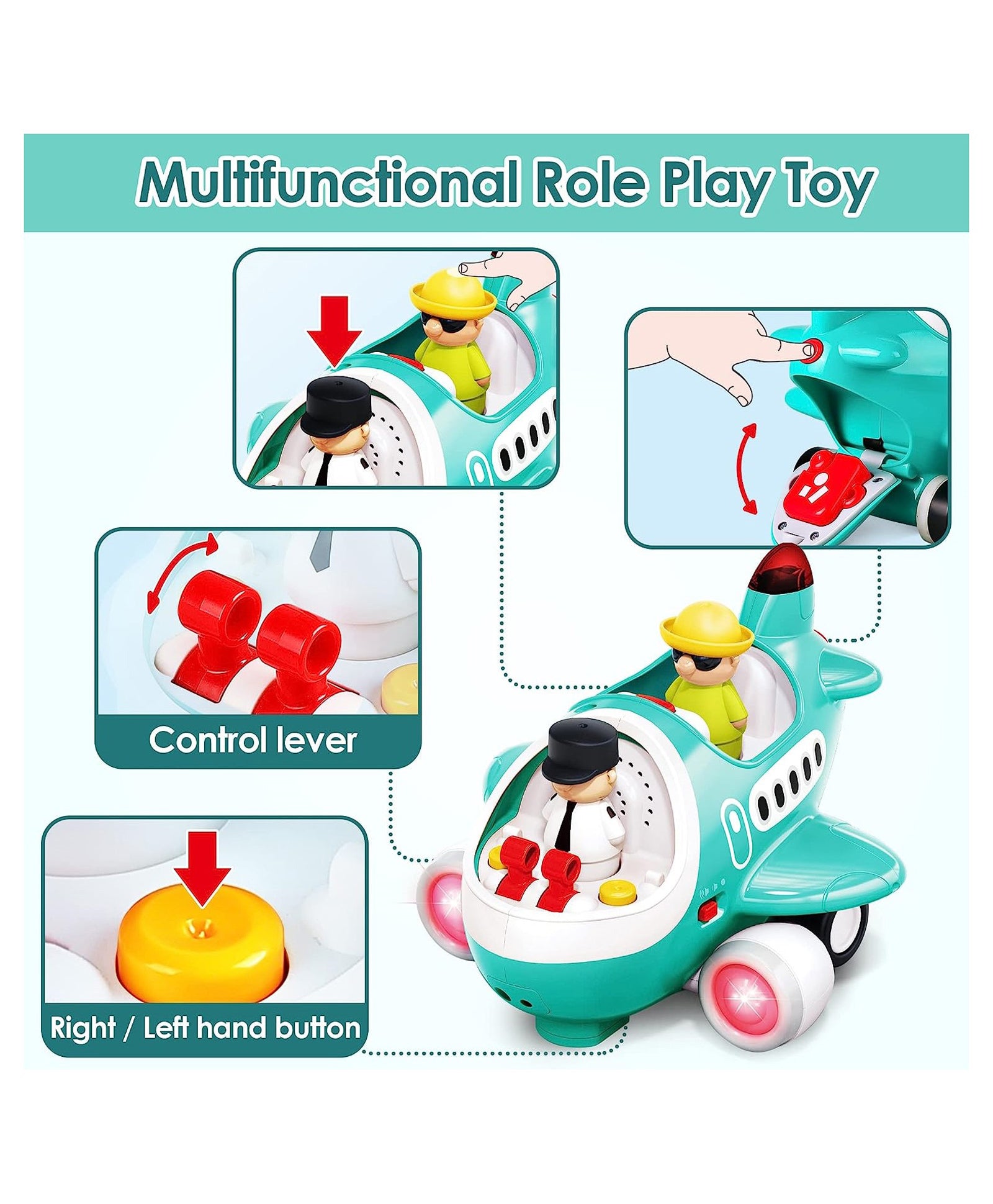 Play Learn Remote Control Airplane Toys (Colour May Vary) | HE999500 ...