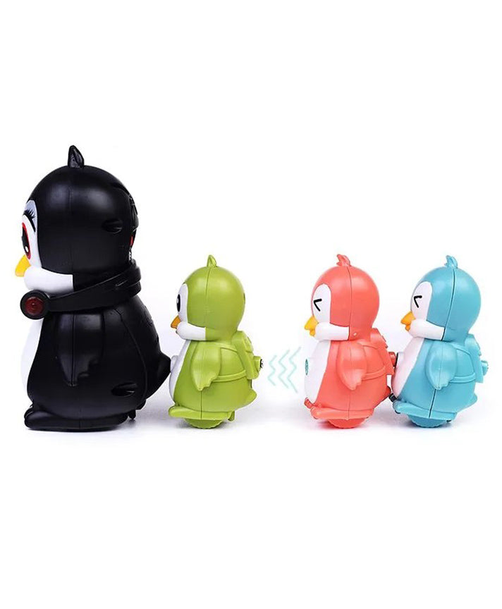 Magnetic Walking Adsorption Link Penguin Musical Toy With Soothing Mus ...