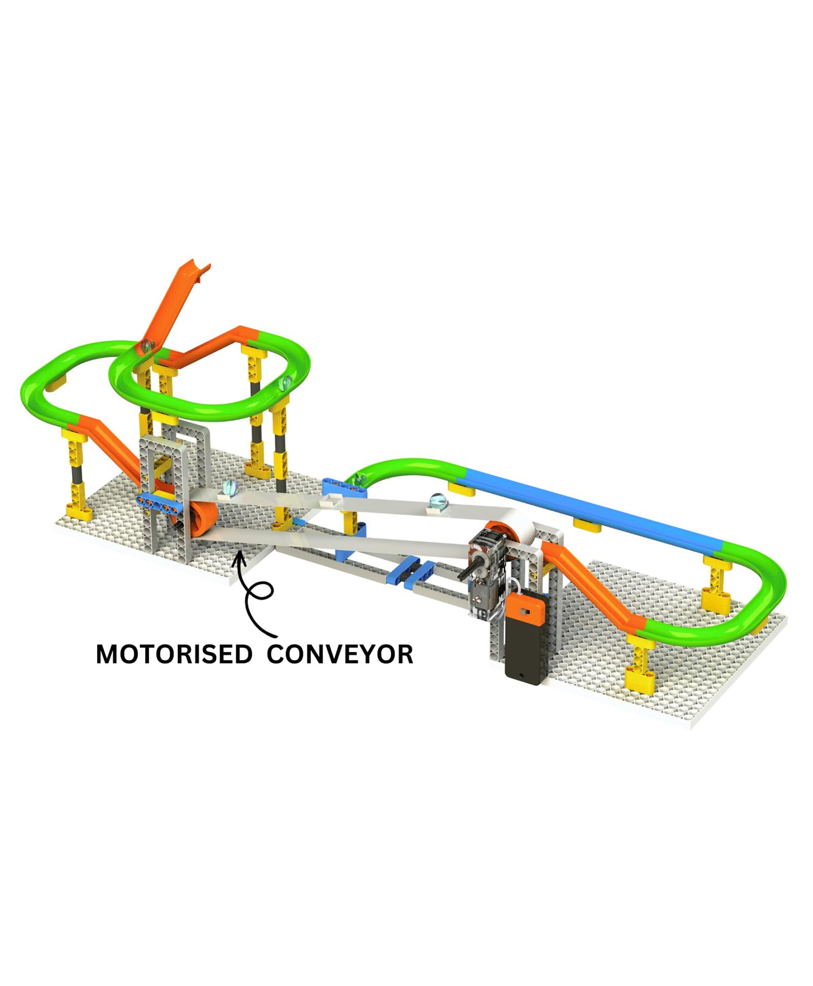 Blix Marble Run 2 Motorised Conveyor Building Construction Set Multico ...