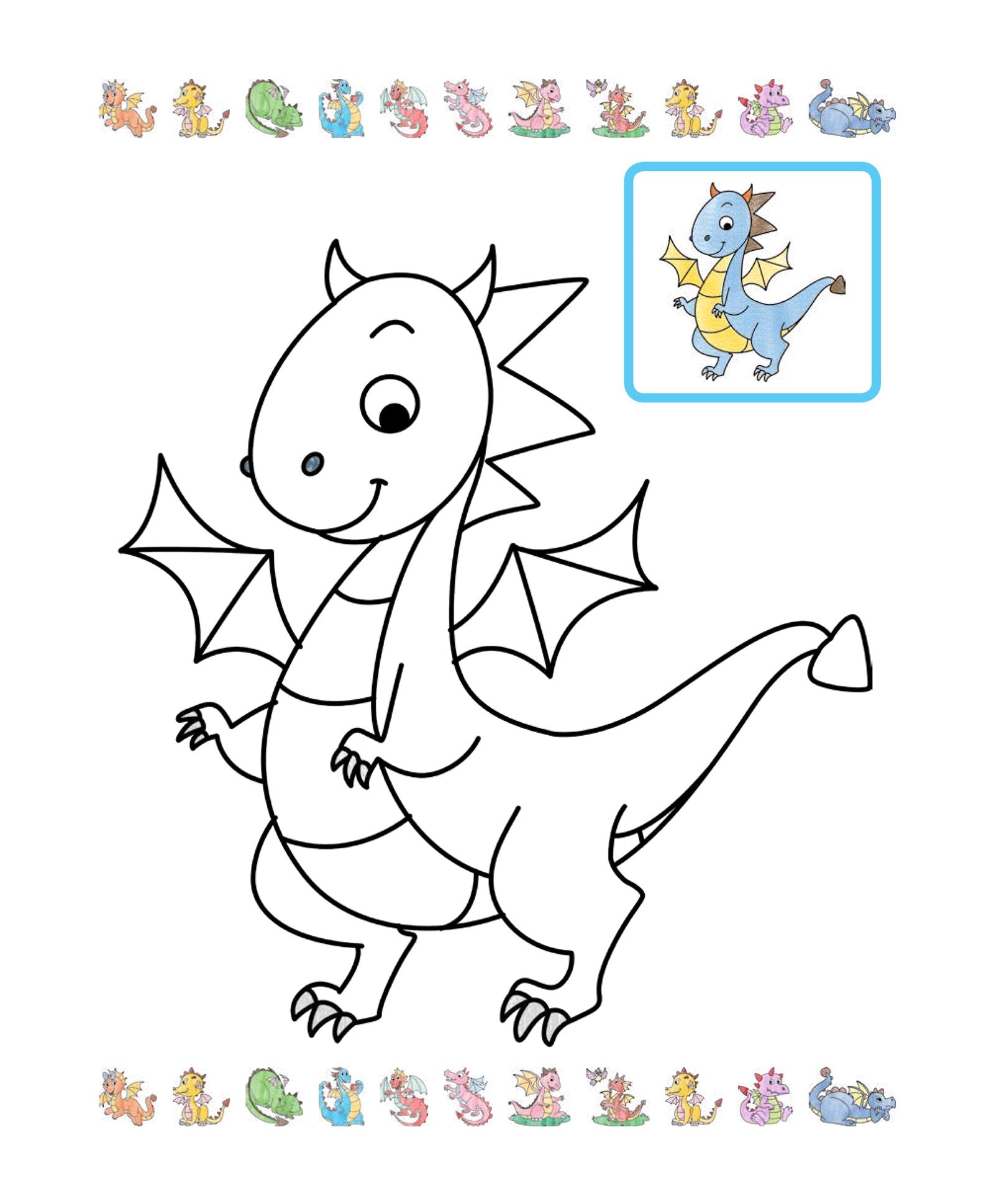 My First Dragon Colouring Book | EDS-02– KidsROAR