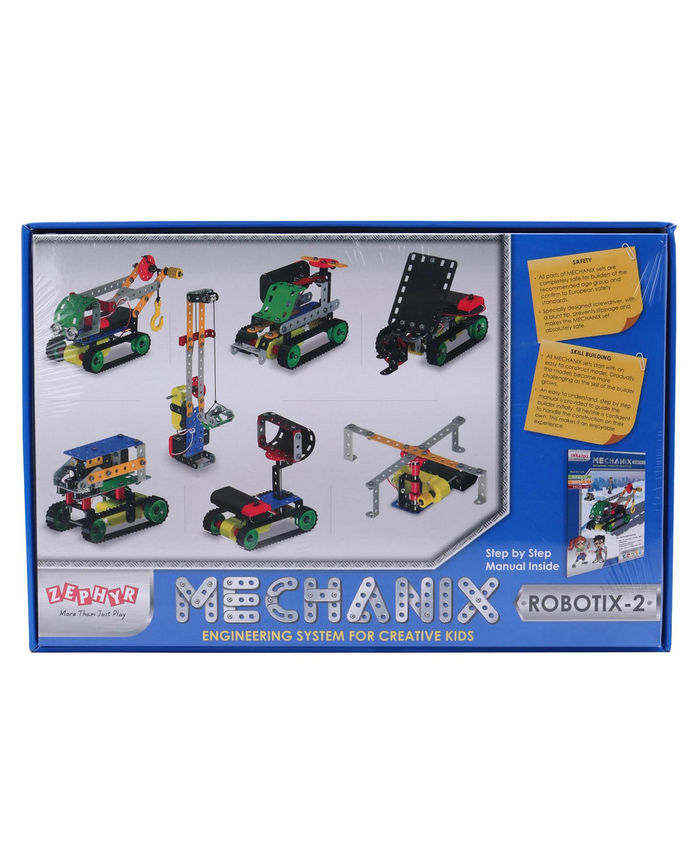 Mechanix Robotix 2 Multi Model Construction Set Multicolor - 166 Piece ...