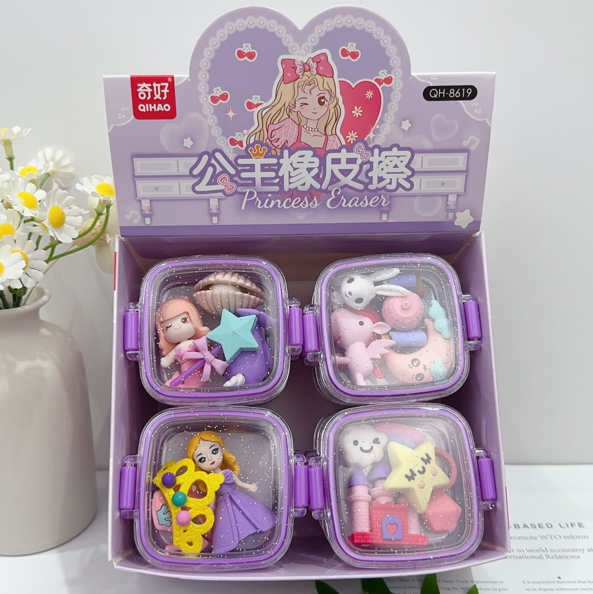 Princess Eraser Set 12PCS Box | GBT-QH8619– KidsROAR