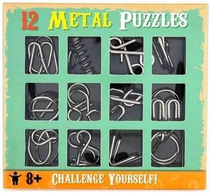 Assorted Metal Puzzle | Disentanglement Puzzle Unlock Interlock | NE17 ...