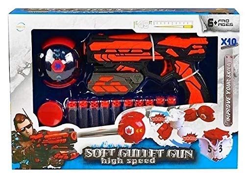 High Speed Manual Soft Bullet Gun Toy with 10 Foam Bullets | FJ411 ...