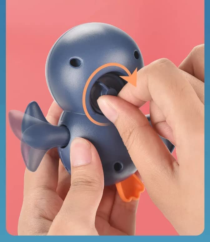 Wind Up Swimming Penguin Bath Toy | NE555 | Multicolor ( Pack of 1 ...