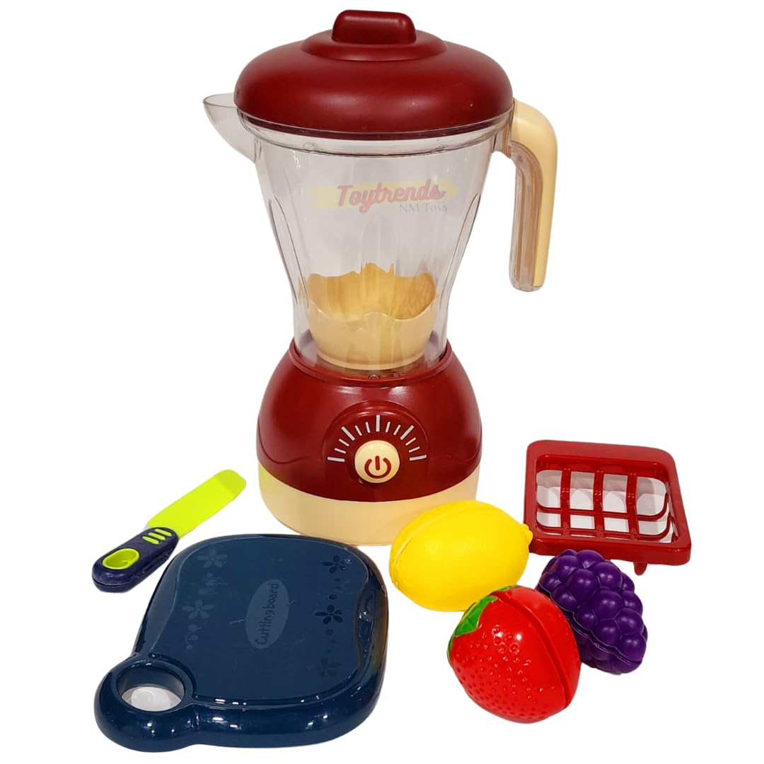 Electronic Fruit juicer Toy with Real Working Motor, Lights & Music ...