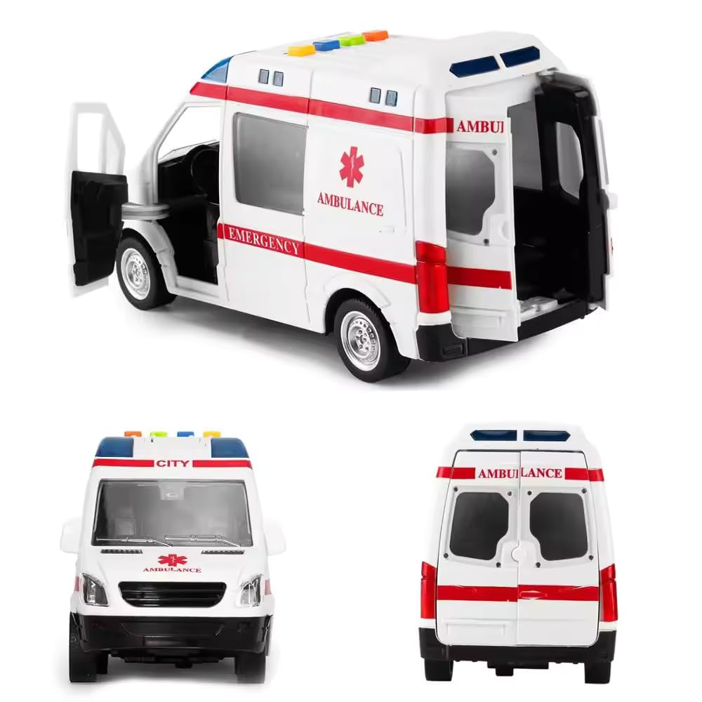 Emergency Rescue Ambulance Vehicle Toy | RJ045– KidsROAR