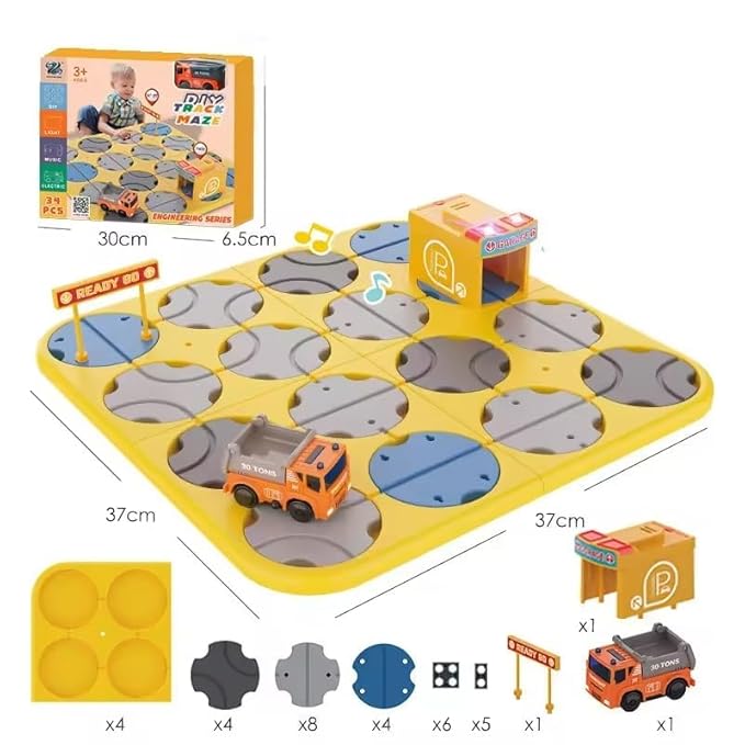 Diy Maze Track Construction | INT502– KidsROAR