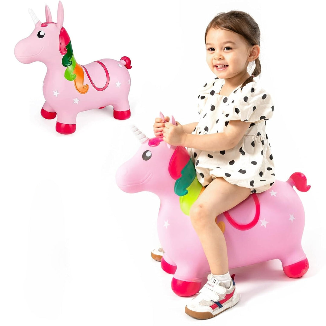 Bouncy Inflatable Animal Ride-on | AIR UNICORN | SD-17727– KidsROAR