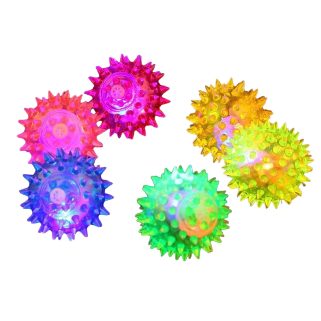 Kids Fashion Soft Rubber Bouncy Ball || Toy LED Flashing Light Ball ...