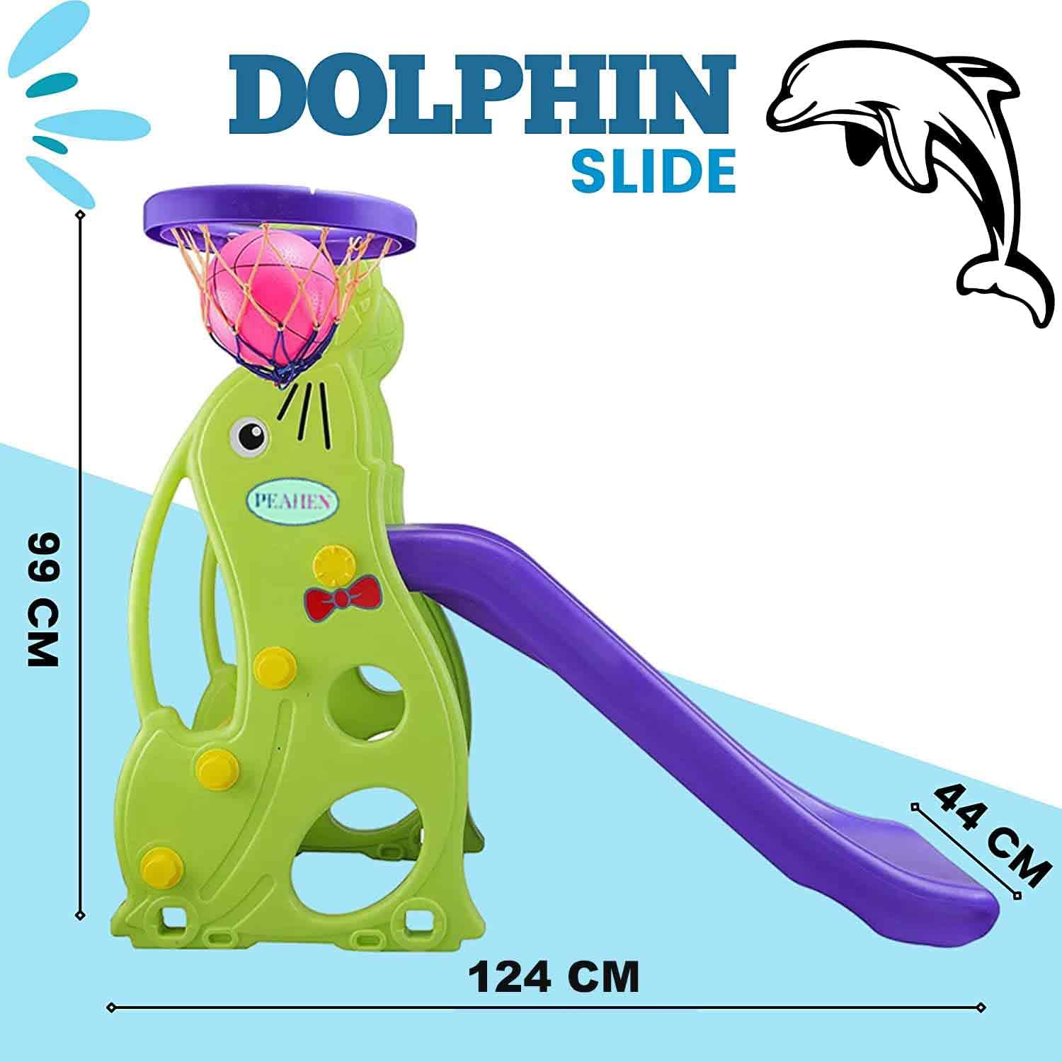Dolphin Shape Slide | SLIDE DOL– KidsROAR