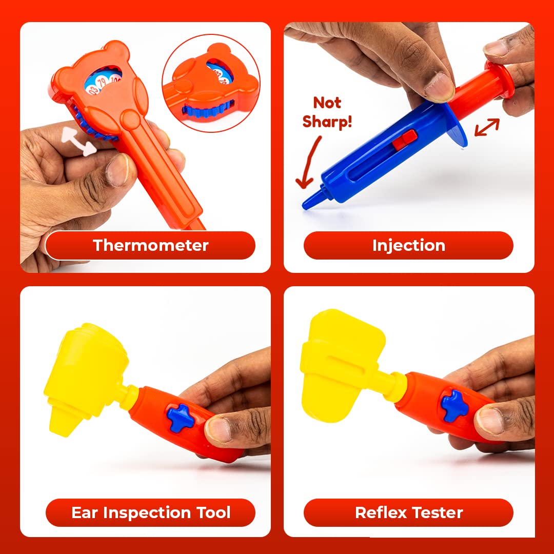 Doctor Medical Kit Toys with 8 Different Medical Instruments Along wit ...