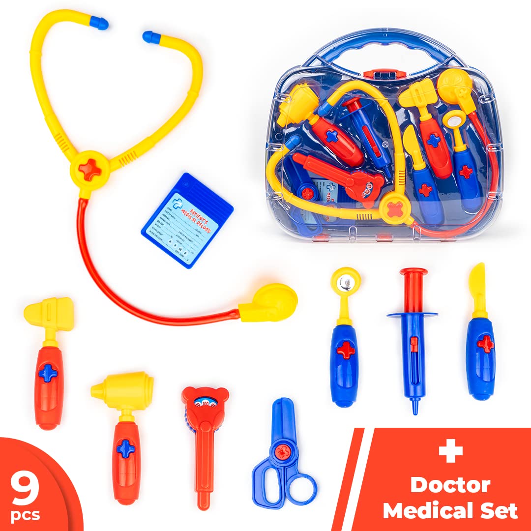 Doctor Medical Kit Toys with 8 Different Medical Instruments Along wit ...