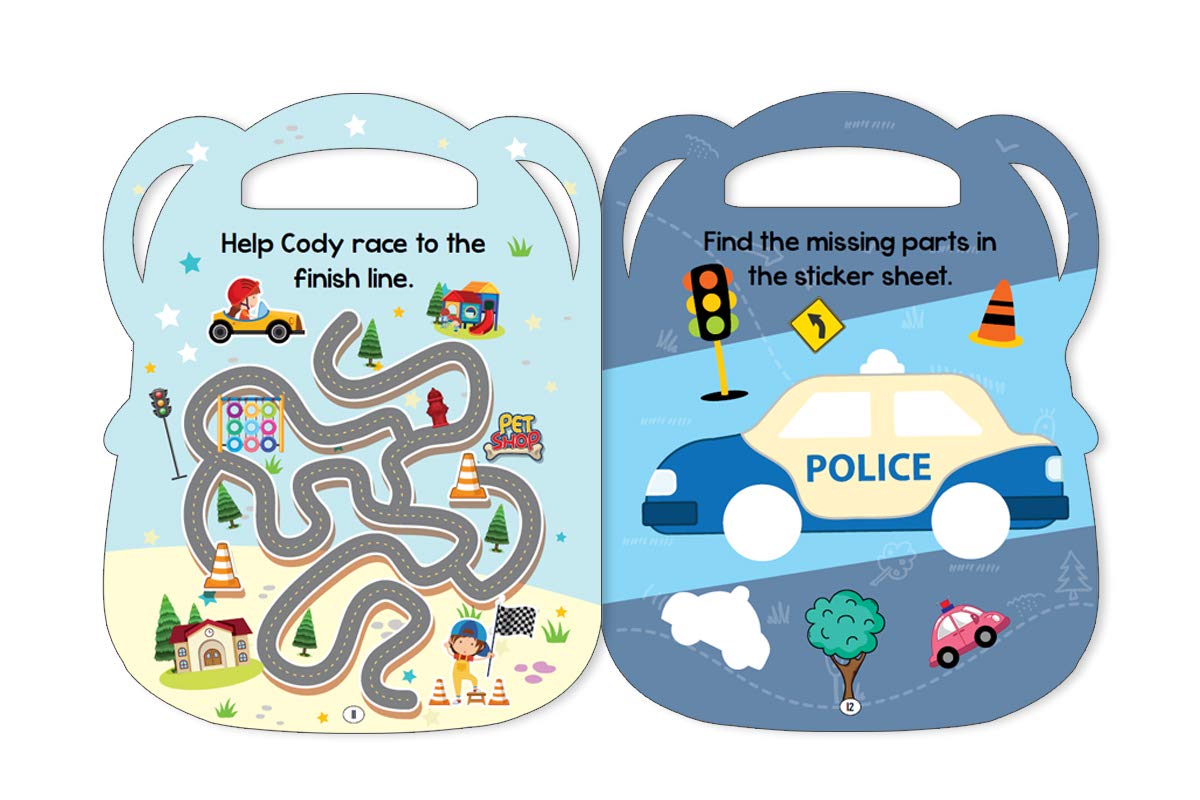 My Car Activity Bag Shaped Book | EDS-27– KidsROAR