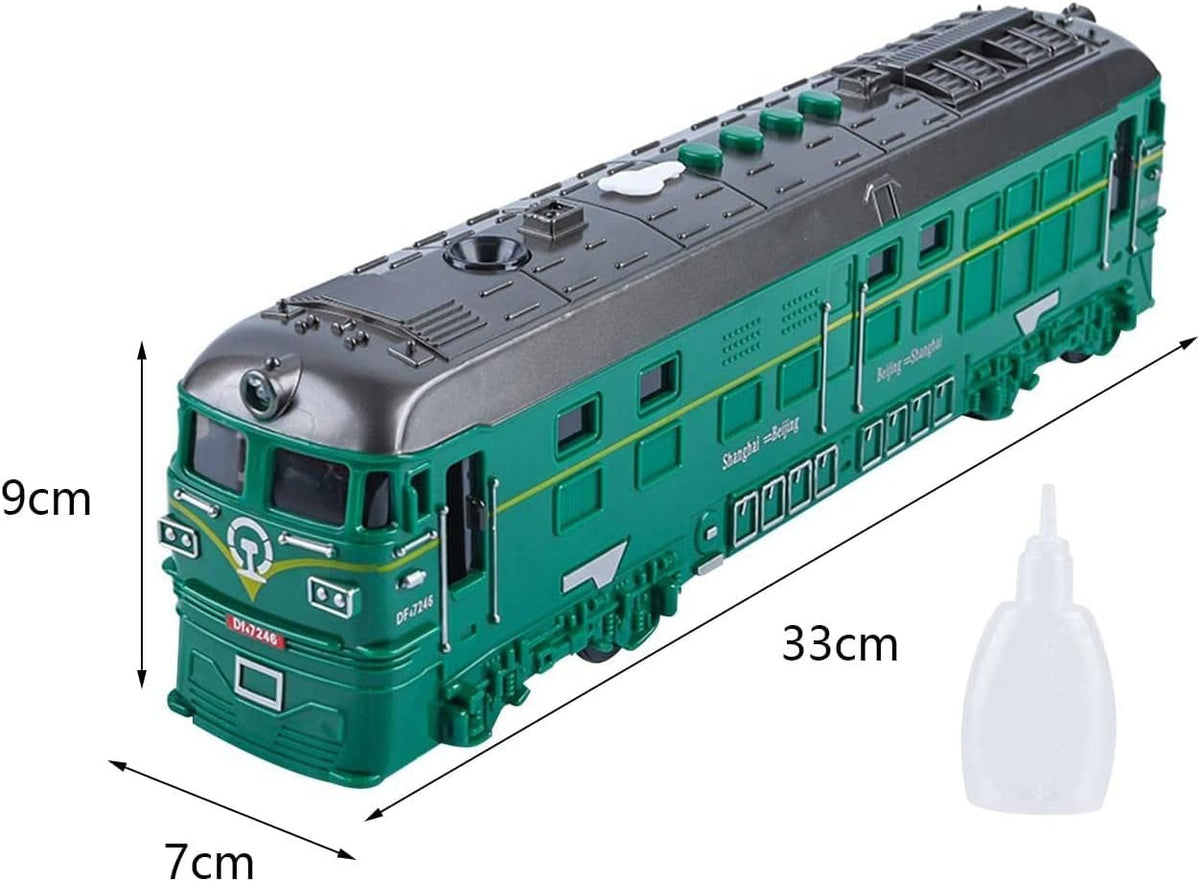 Train Model Diecast Pull Back Toy Train with Sound and Lights | 2022-1 ...