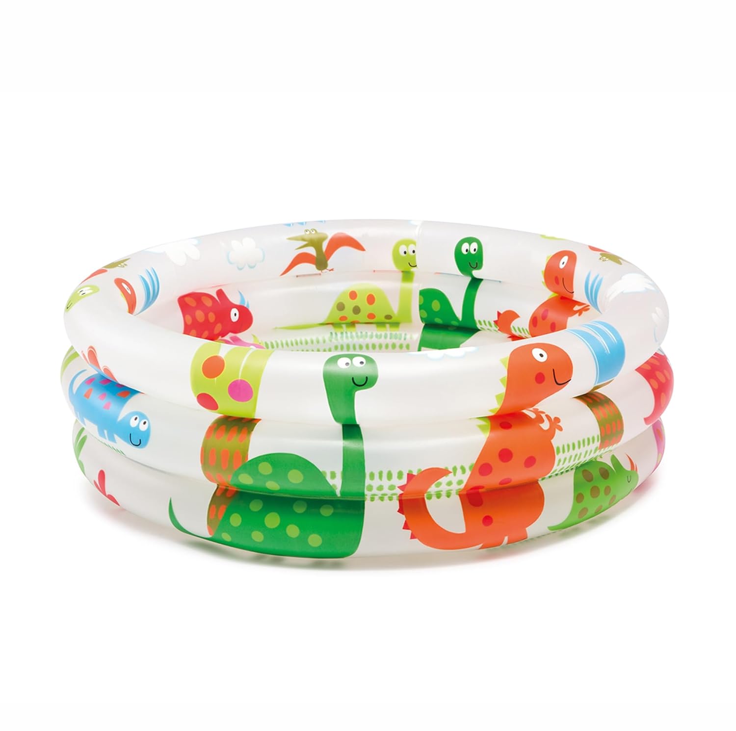 PVC Beach Buddies 3-Ring Inflatable Kiddie Pool (Multicolor) | TB-5710 ...