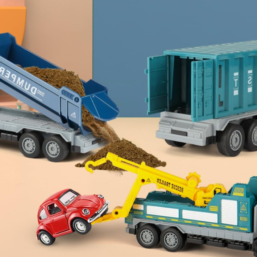 Cargo Truck Container Semi Tractor Toy | KLX600-195– KidsROAR