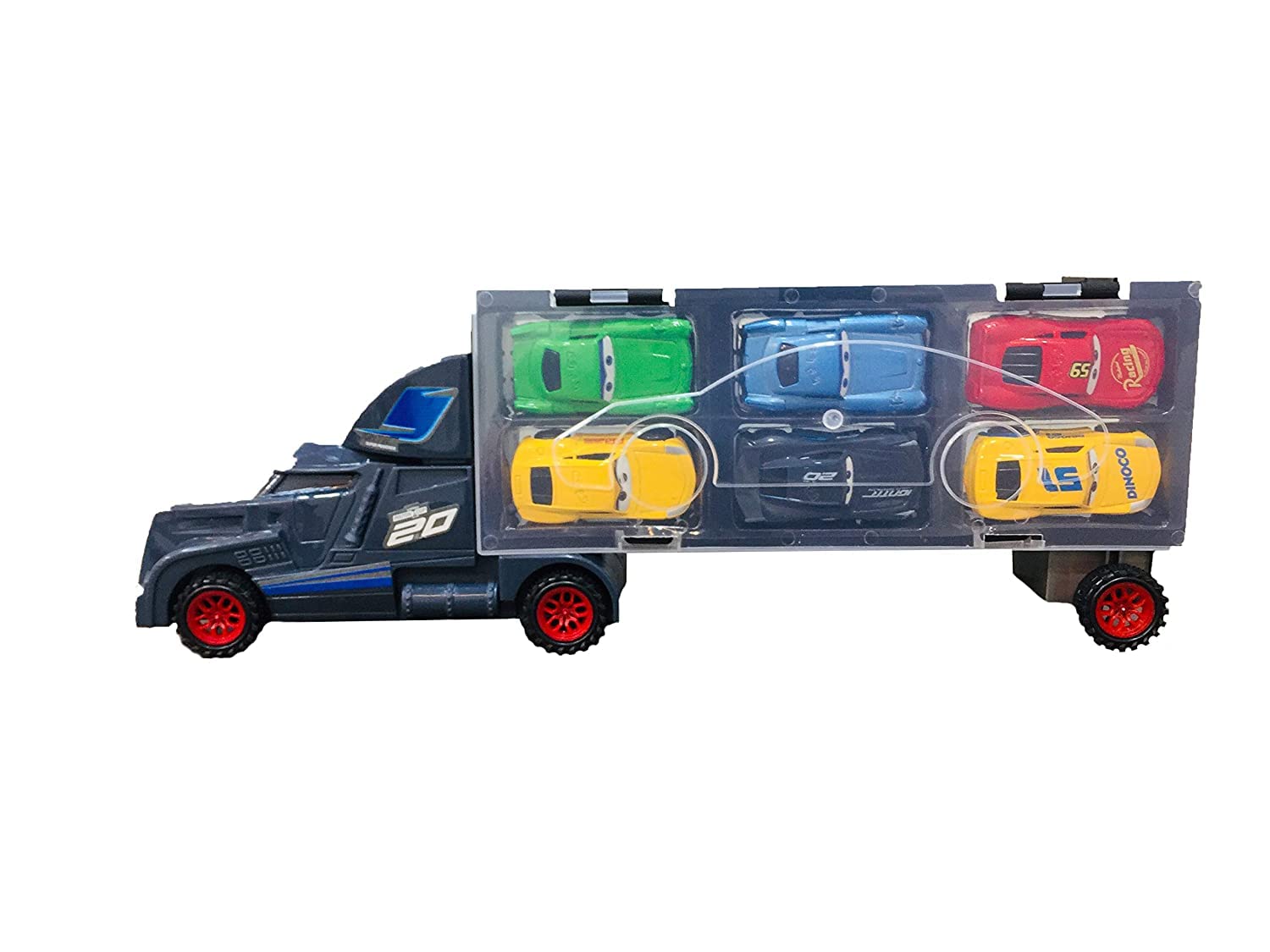 Container Truck with Car Toy | JH933-5– KidsROAR