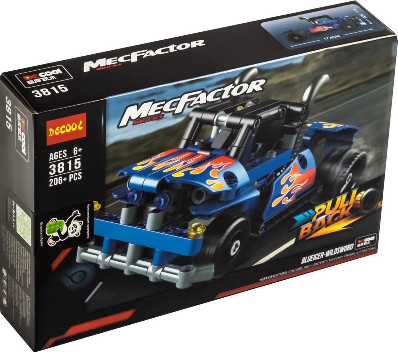 MecFactor 3815 206 Pcs, Building Toy Set | NEMEC3815– KidsROAR
