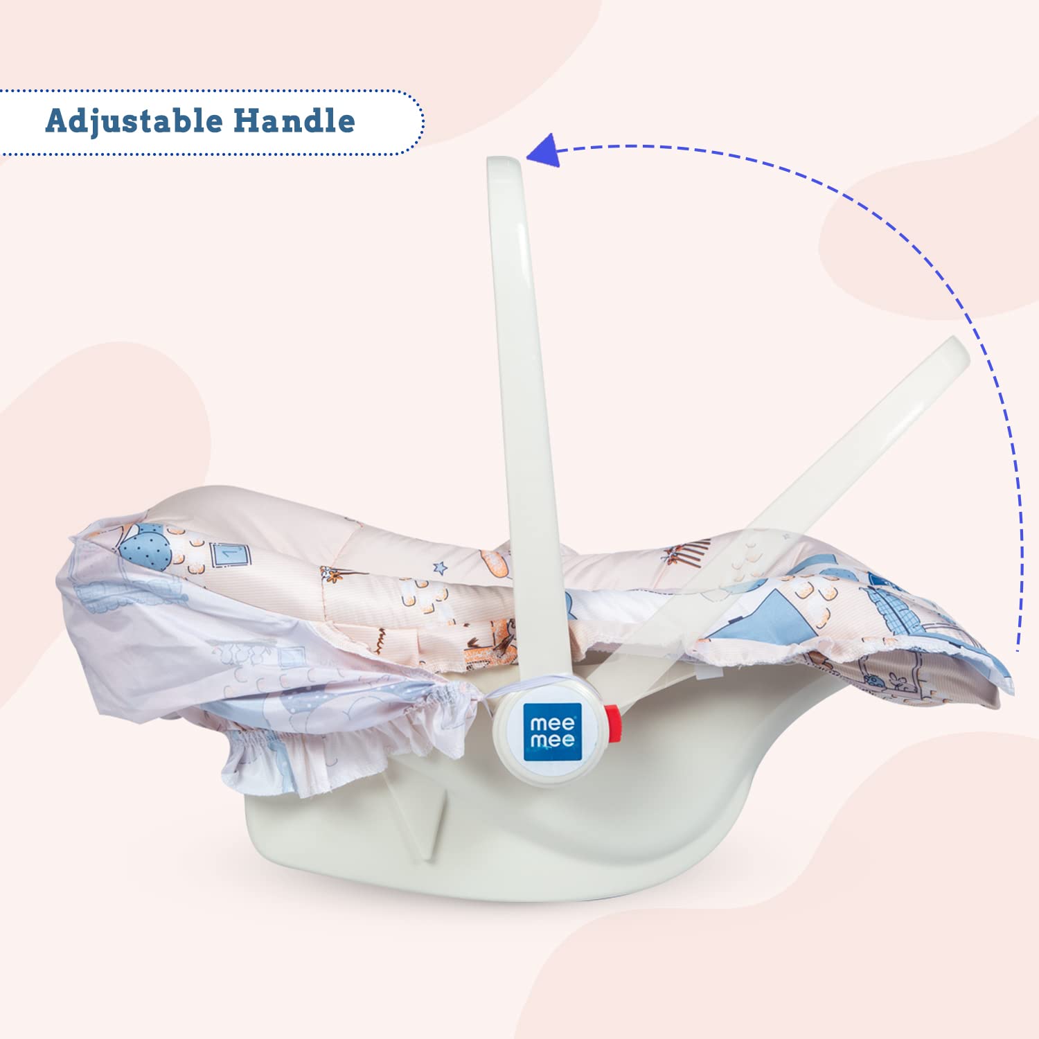 Cozy Baby Carry Cot & Rocking Chair with Adjustable Handle | Large Can ...