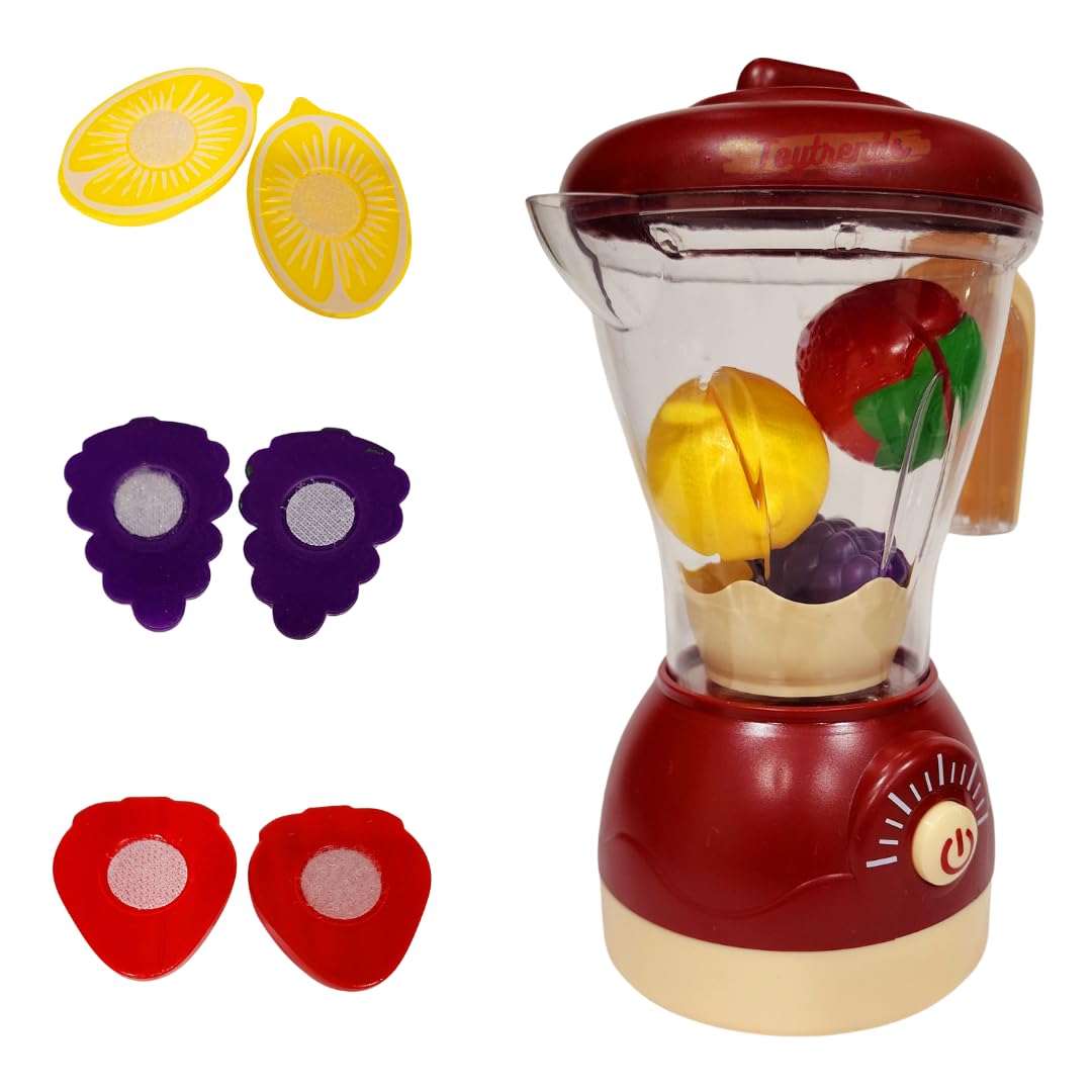 Electronic Fruit juicer Toy with Real Working Motor, Lights & Music ...