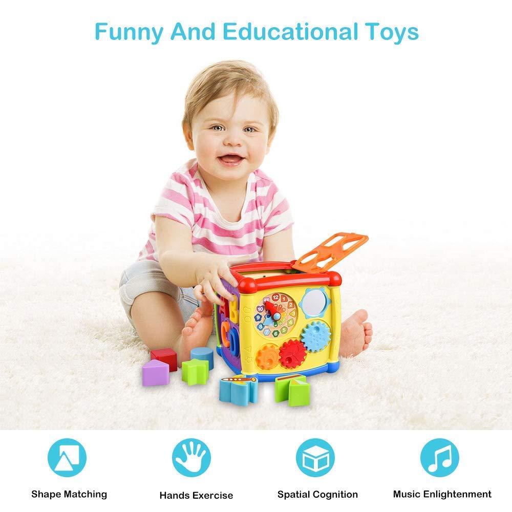 6 in 1 Fancy Cube Multipurpose Activity Play Center | NEHE0520– KidsROAR