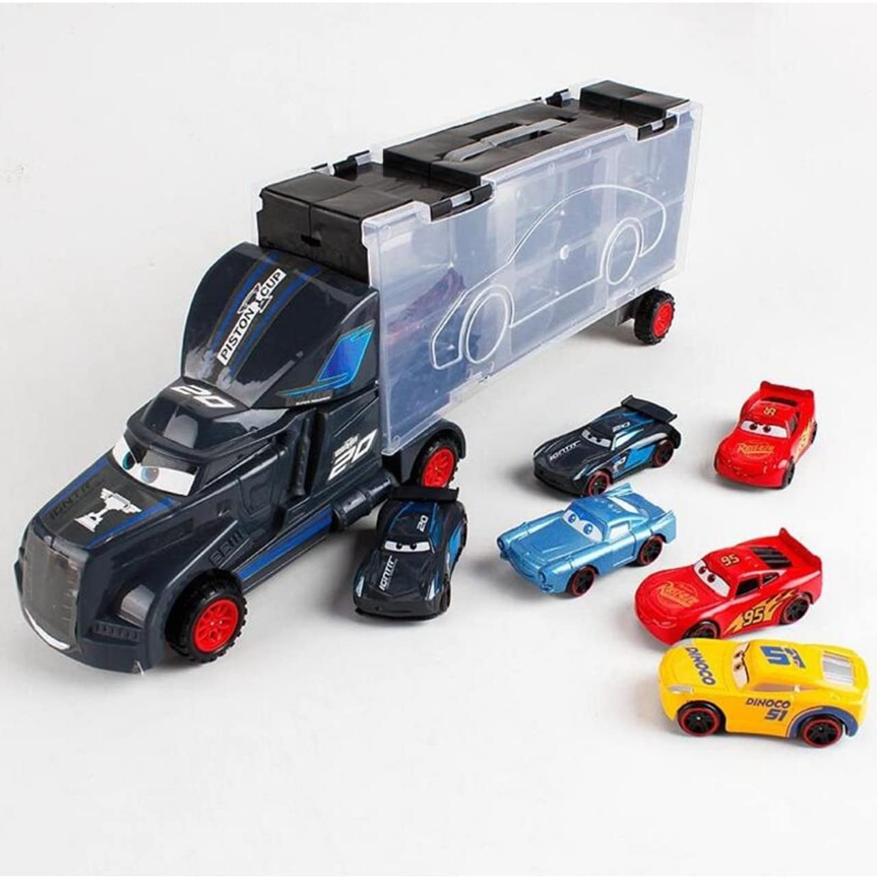 Container Truck with Car Toy | JH933-5– KidsROAR