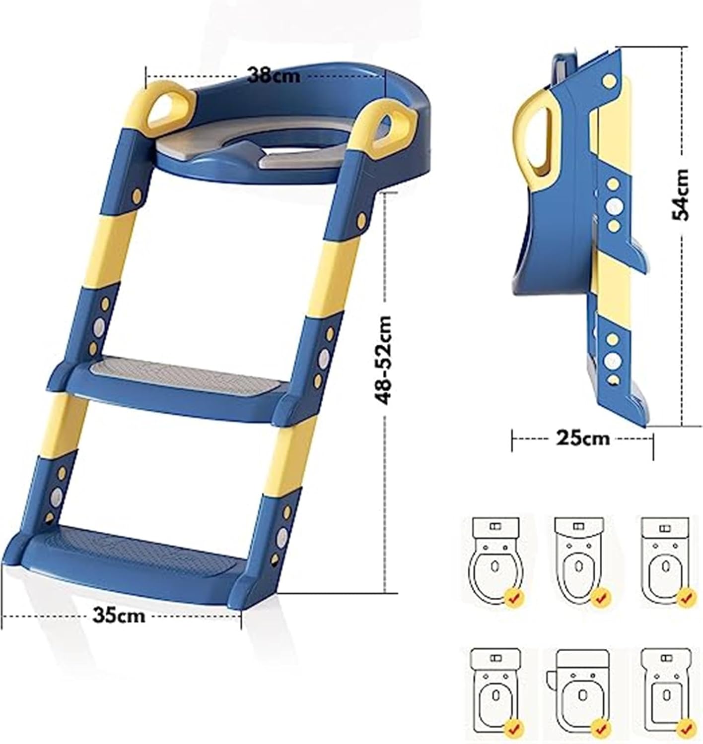 Toilet Trainer with Stairs - Potty Training Toilet Seat | HP-1008 | CO ...