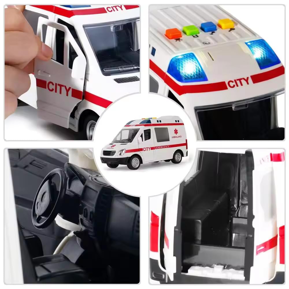 Emergency Rescue Ambulance Vehicle Toy | RJ045– KidsROAR