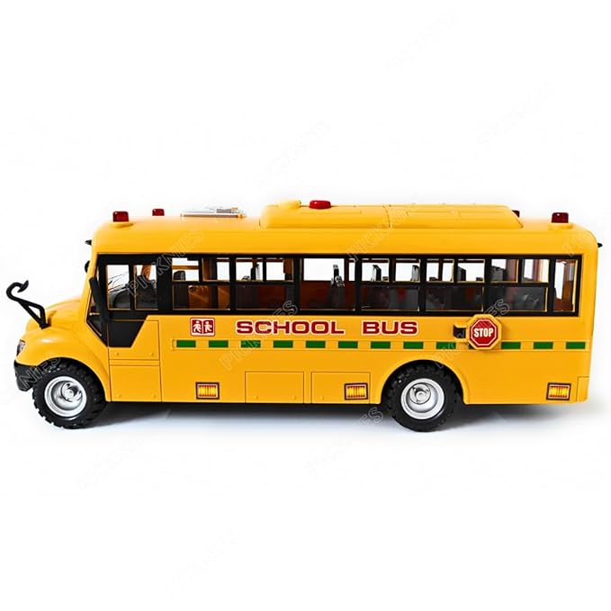 Friction School Bus Toy | LMI-8089-1– KidsROAR