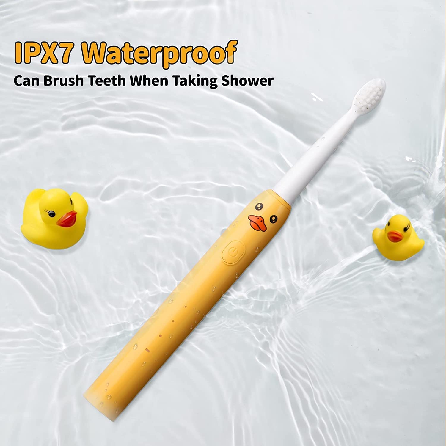 Electric Silicone Baby Training Toothbrush Easy Grip Design BPA Free ...