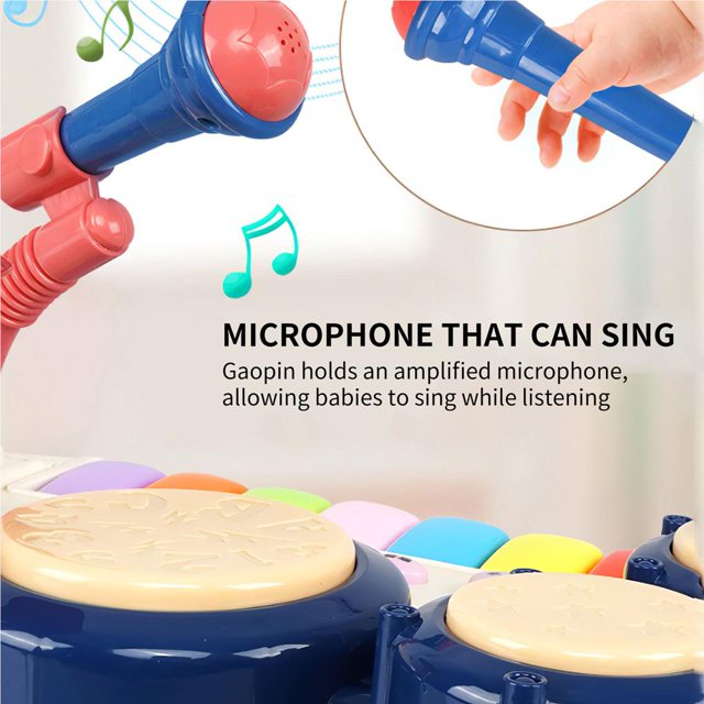3 in 1 Musical Toys Microphone & Electronic Organ & Drum Kit | DJ241 ...