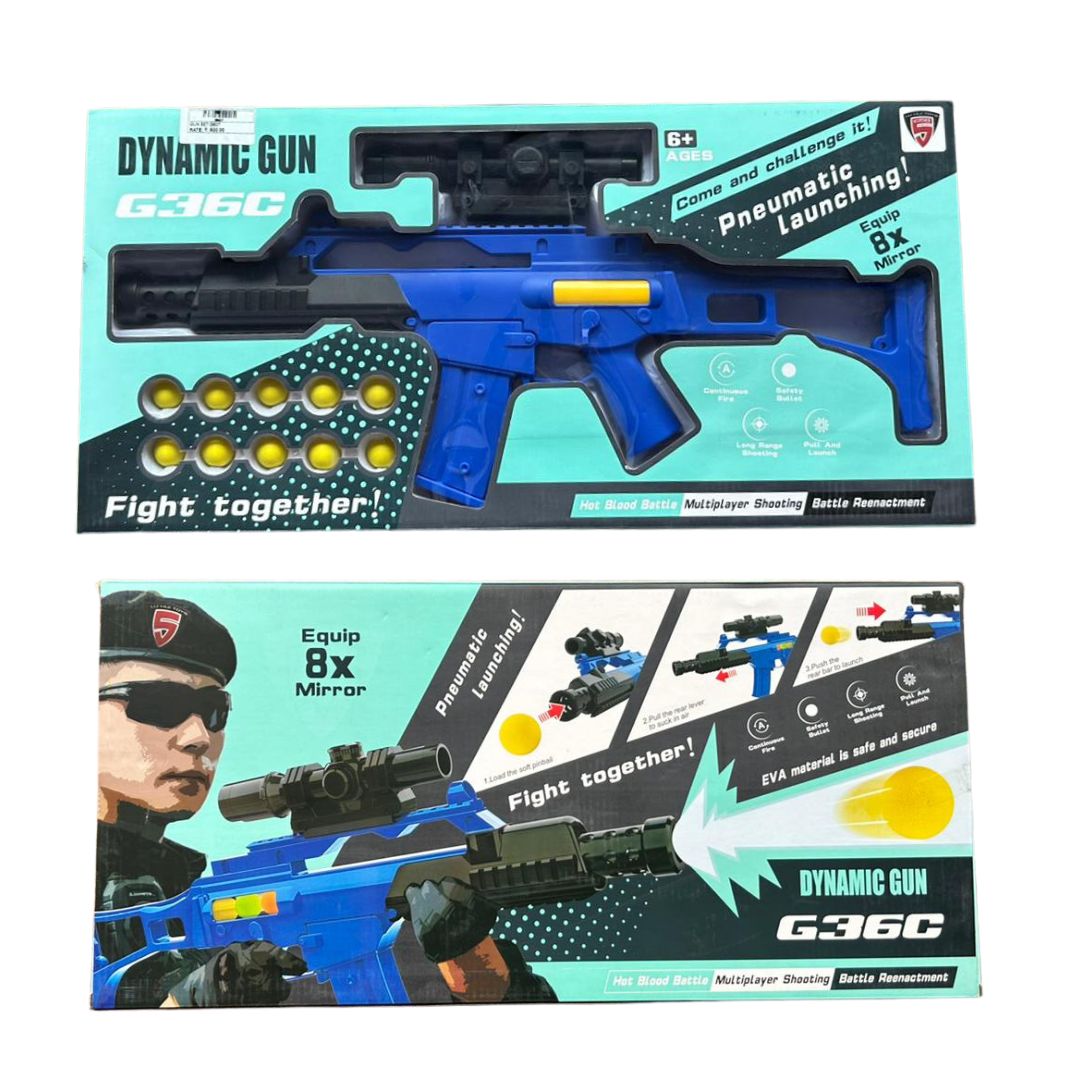 Soft Bullets Gun Big | G607– KidsROAR