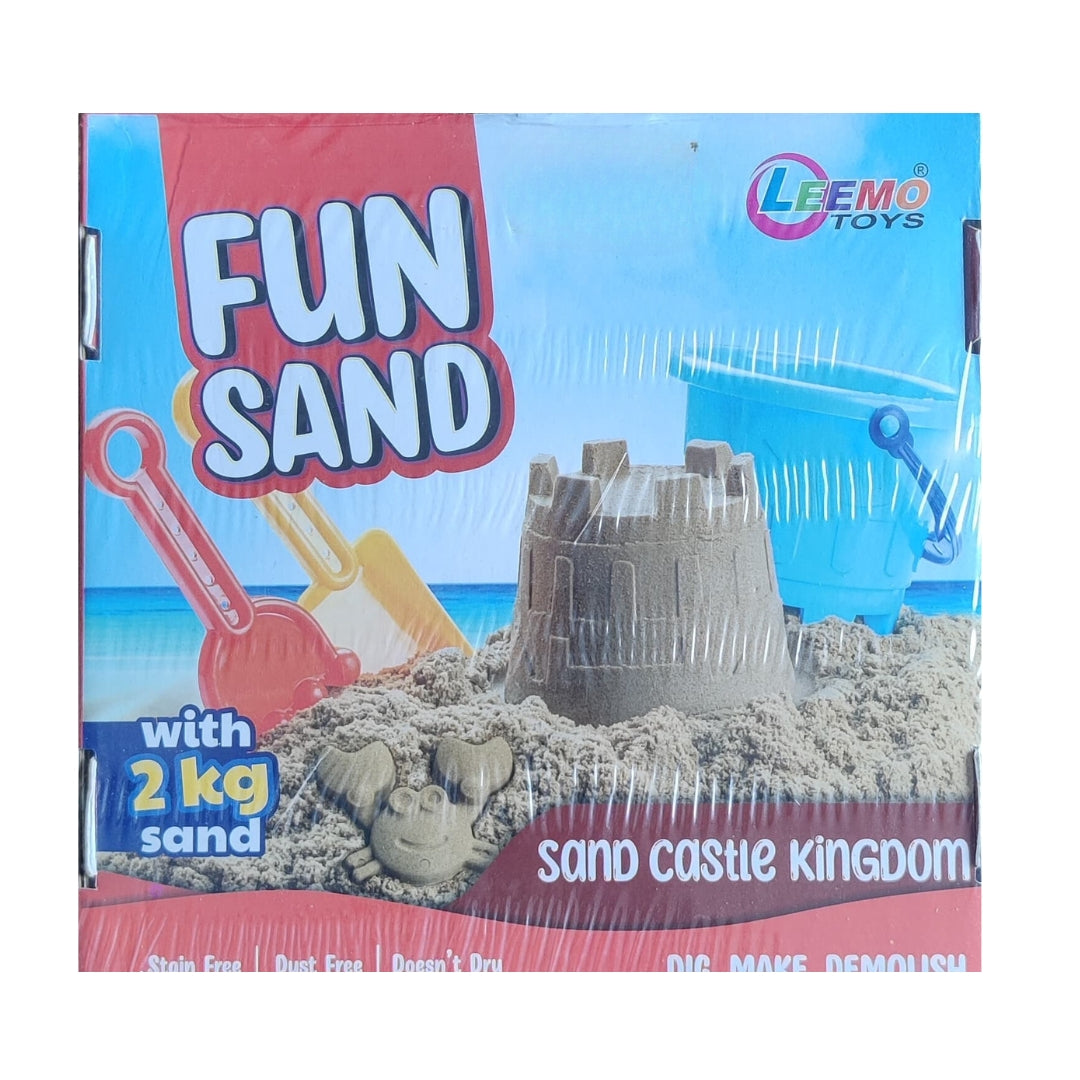 Smooth Sand(2 KG) & Magic Sand Castle, Smooth,Durable and Non Sticky S ...