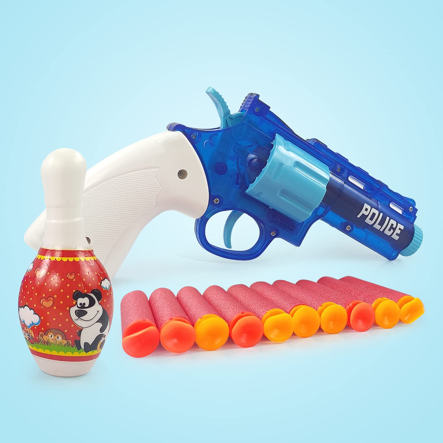 Soft Bullet Gun Toys with 10 Safe Soft Foam Bullets | LO648-35– KidsROAR