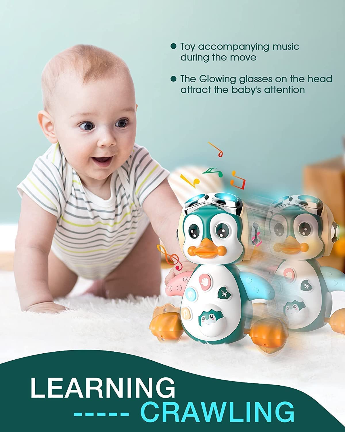 Penguin Waver Toy with Music and Lights | NE8866– KidsROAR