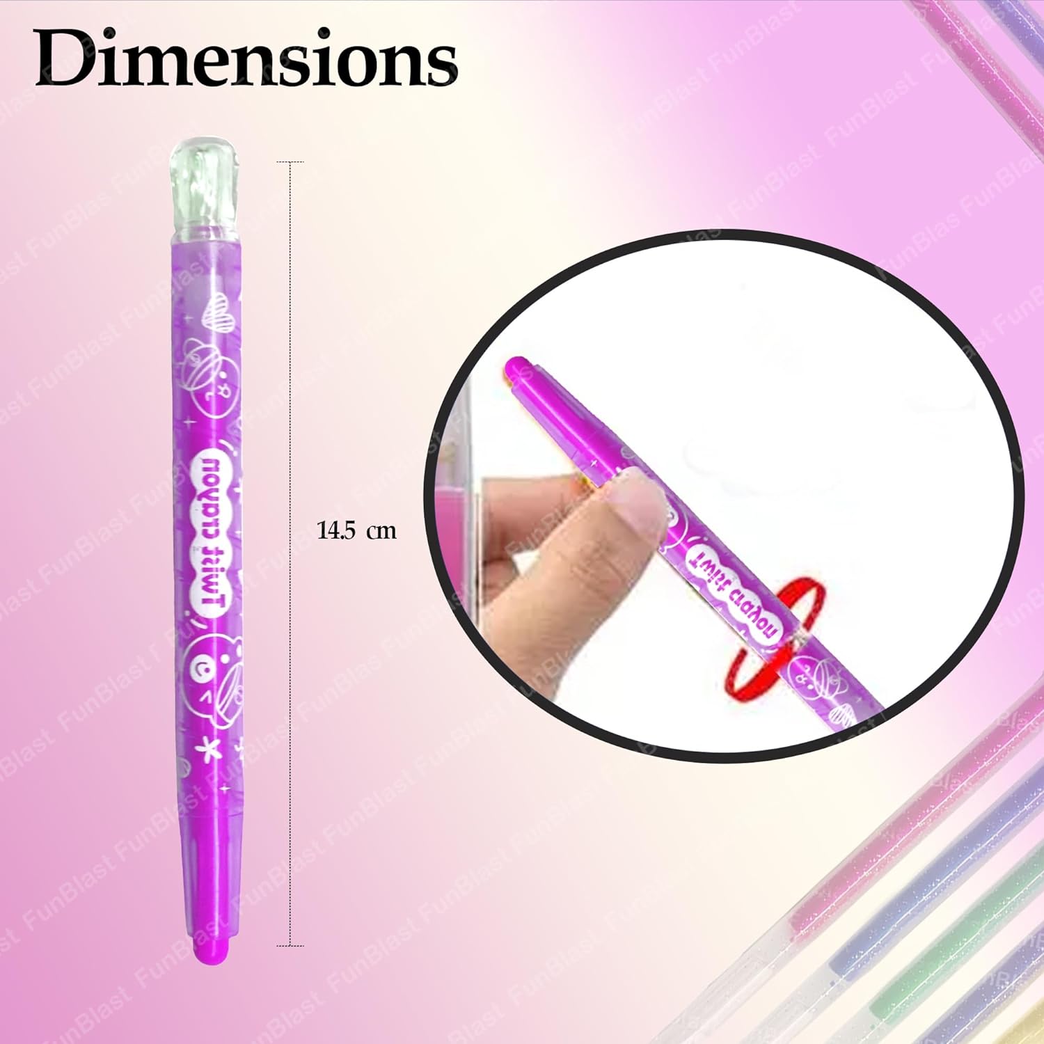 Twist Crayons - 24 Pcs Crayon Set | HMC9017-24– KidsROAR