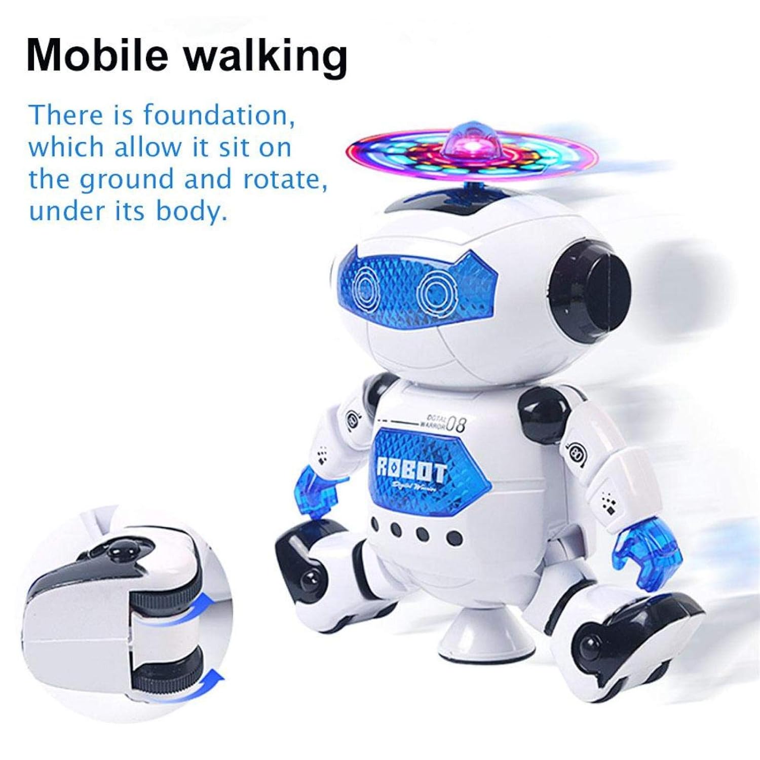Robot Toy Humanoid Robot 360° Rotatable | 99444-2– KidsROAR