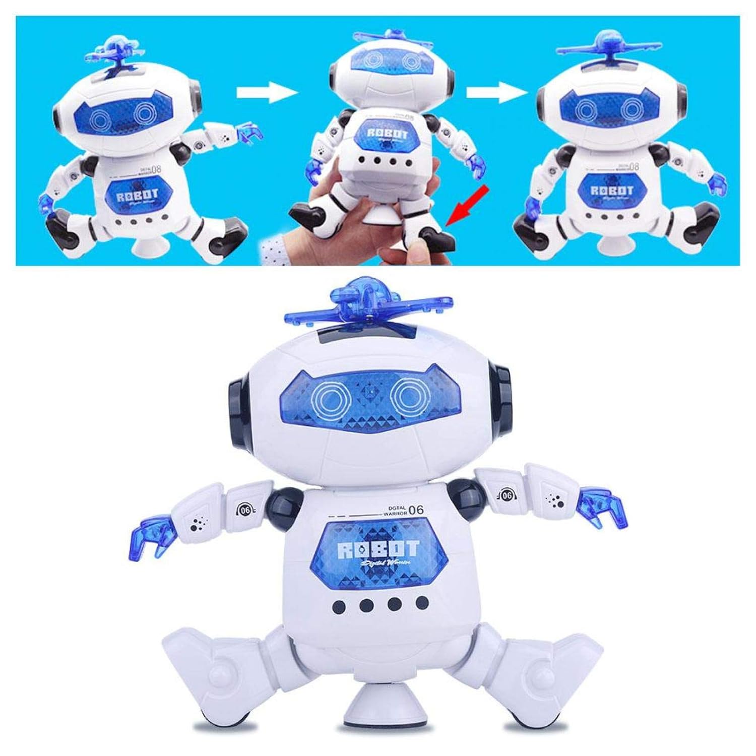Robot Toy Humanoid Robot 360° Rotatable | 99444-2– KidsROAR