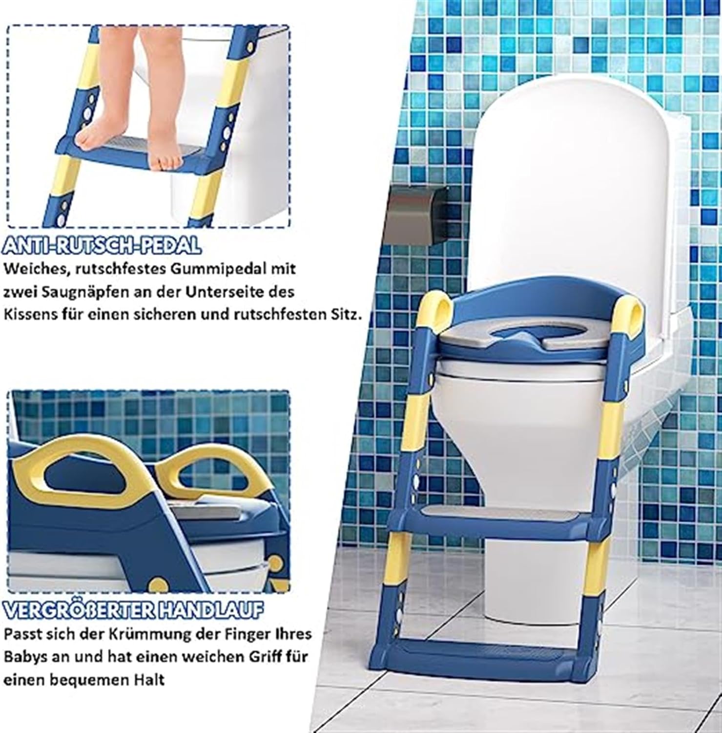 Toilet Trainer with Stairs - Potty Training Toilet Seat | HP-1008 | CO ...