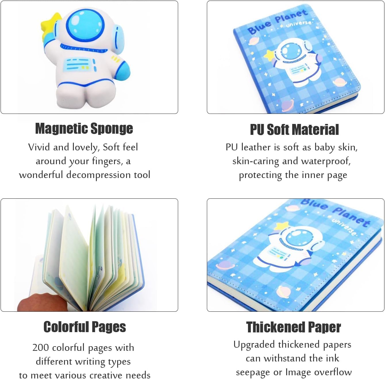 ASTRONAUT NOTEBOOK WITH 10 COLOR PEN | NB-KBX-2090-AT– KidsROAR