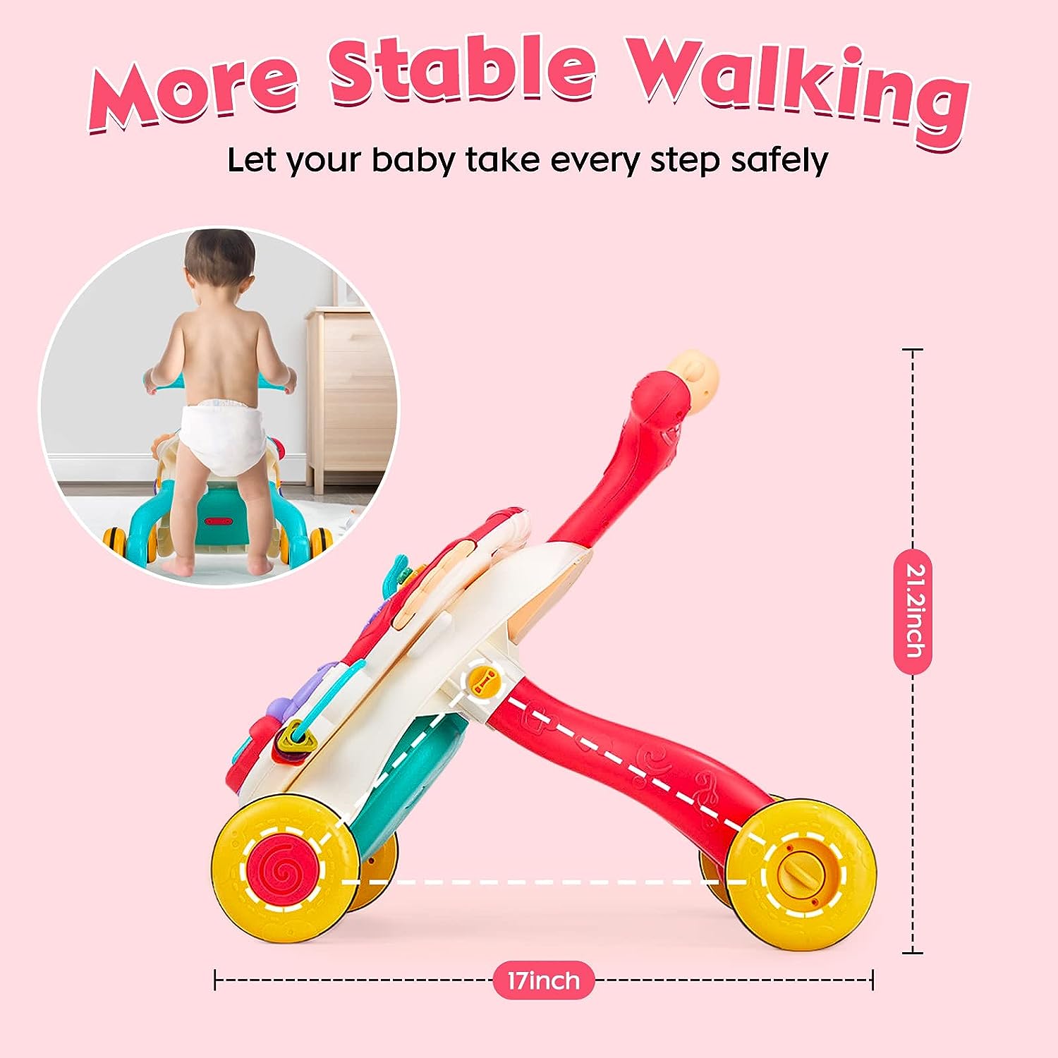 Sit-to-Stand Walker | 3 IN 1 WALKER | LONE668-20– KidsROAR