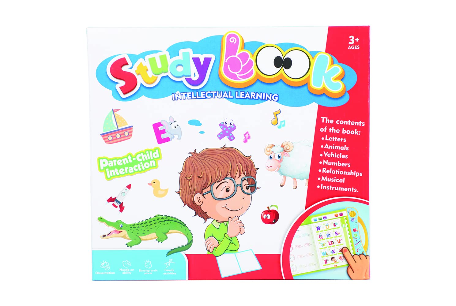 Intelligence Book English Letters & Words Learning Sound Book | (Multi ...