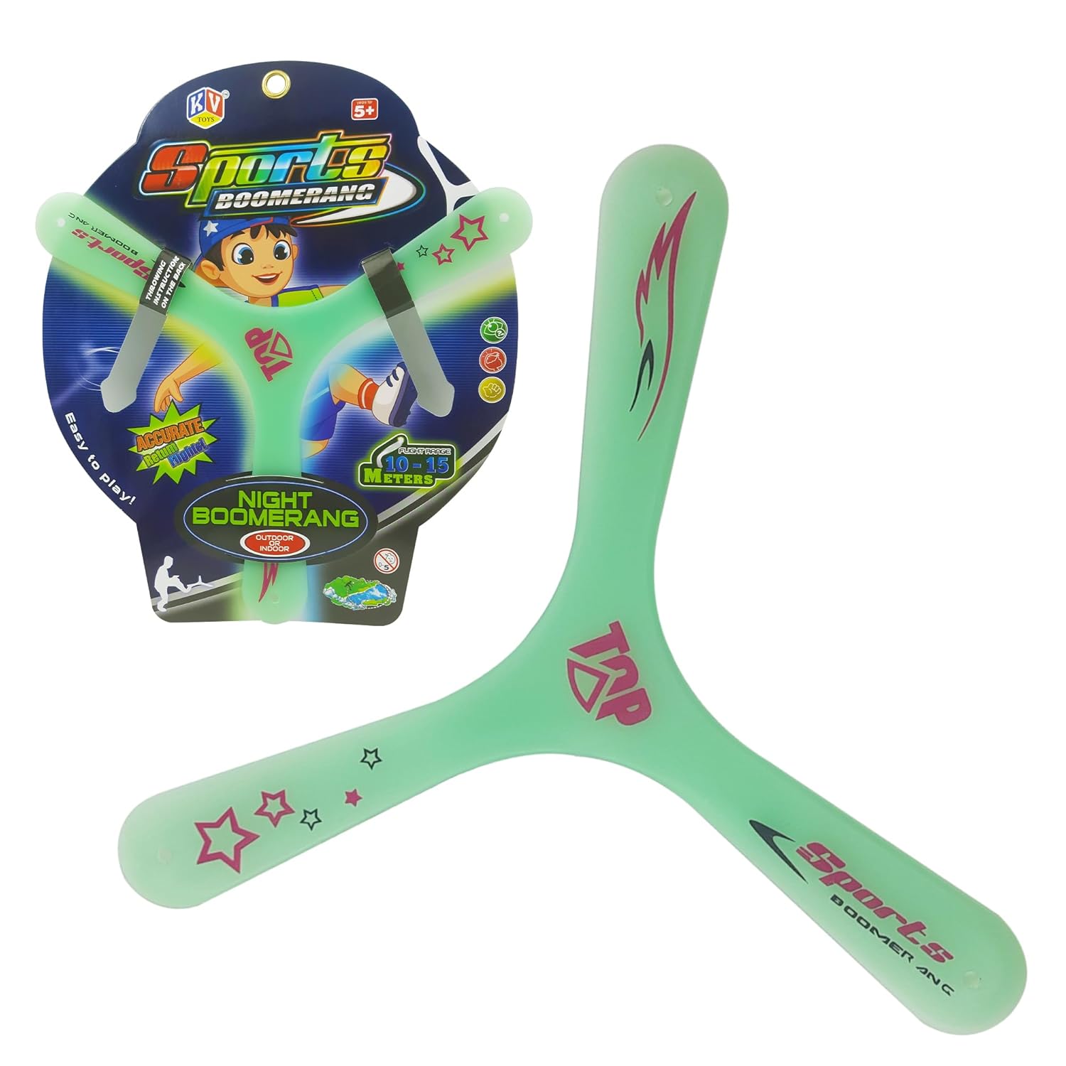 Glow in The Dark Lightning Boomerang | NB-2002– KidsROAR